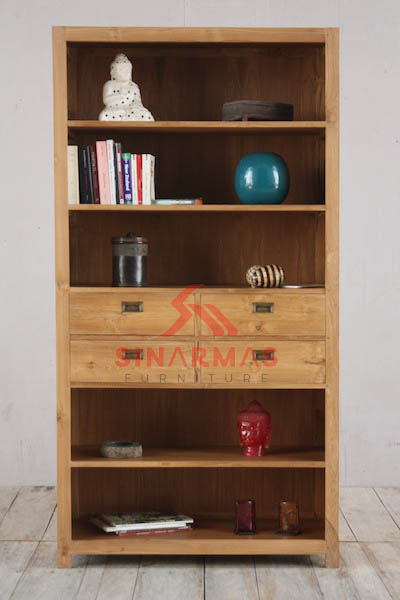 ANKOR Bookcase 100 - SINARMAS Handcrafted Furniture