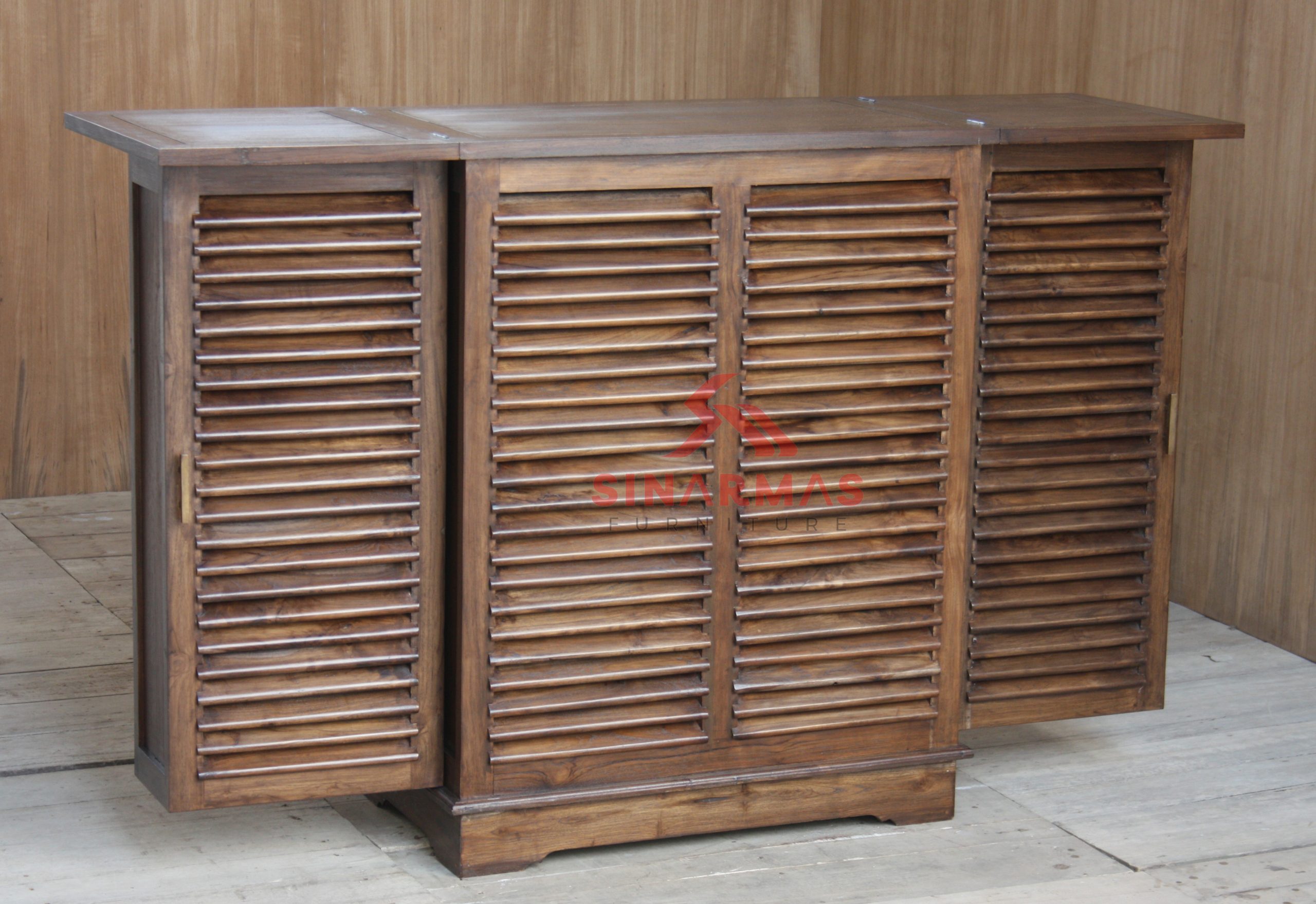 SLATTED Bar Krepyak - SINARMAS Handcrafted Furniture