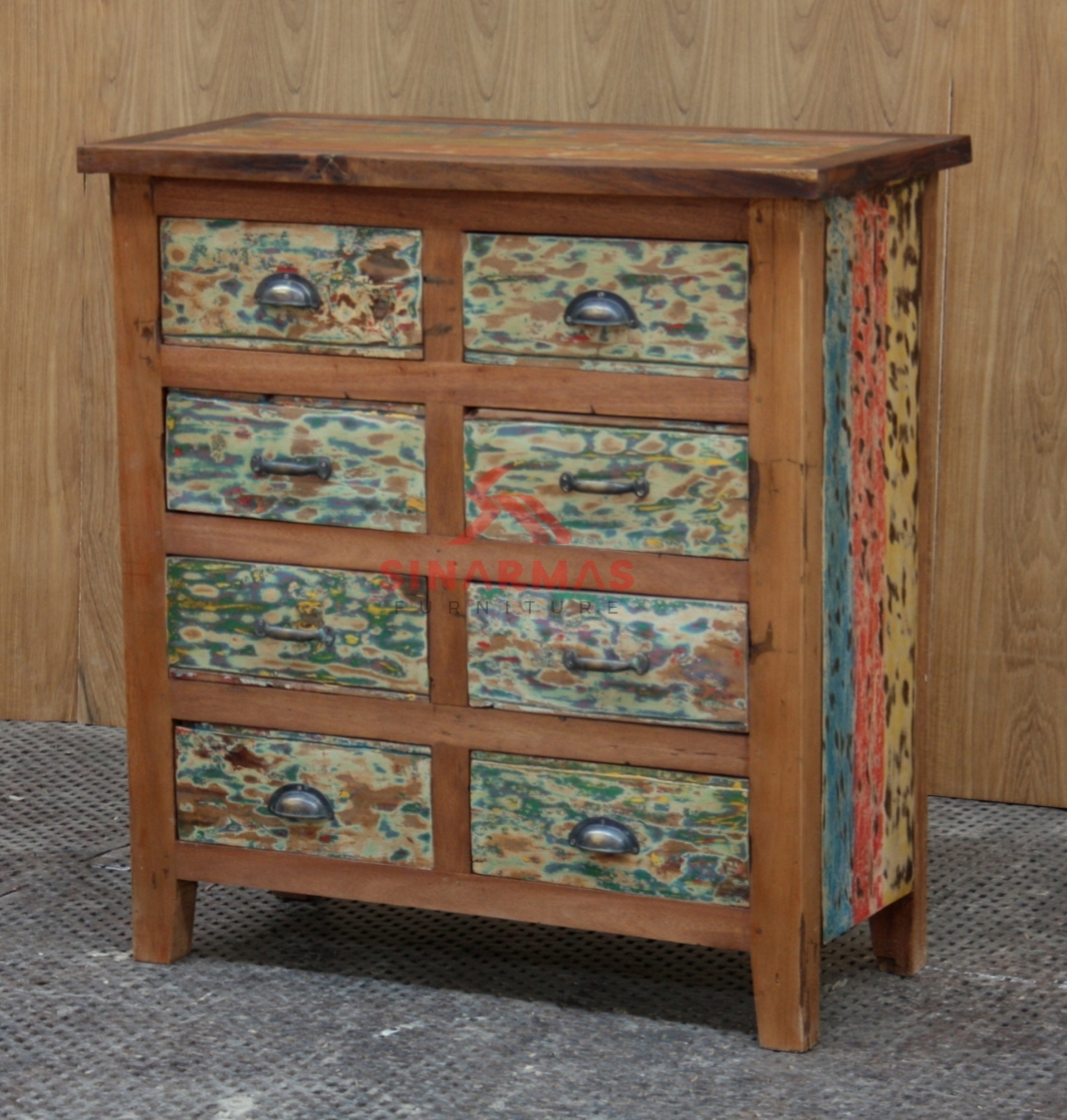 BOOGGIE Cabinet 8 Drawers - SINARMAS Handcrafted Furniture
